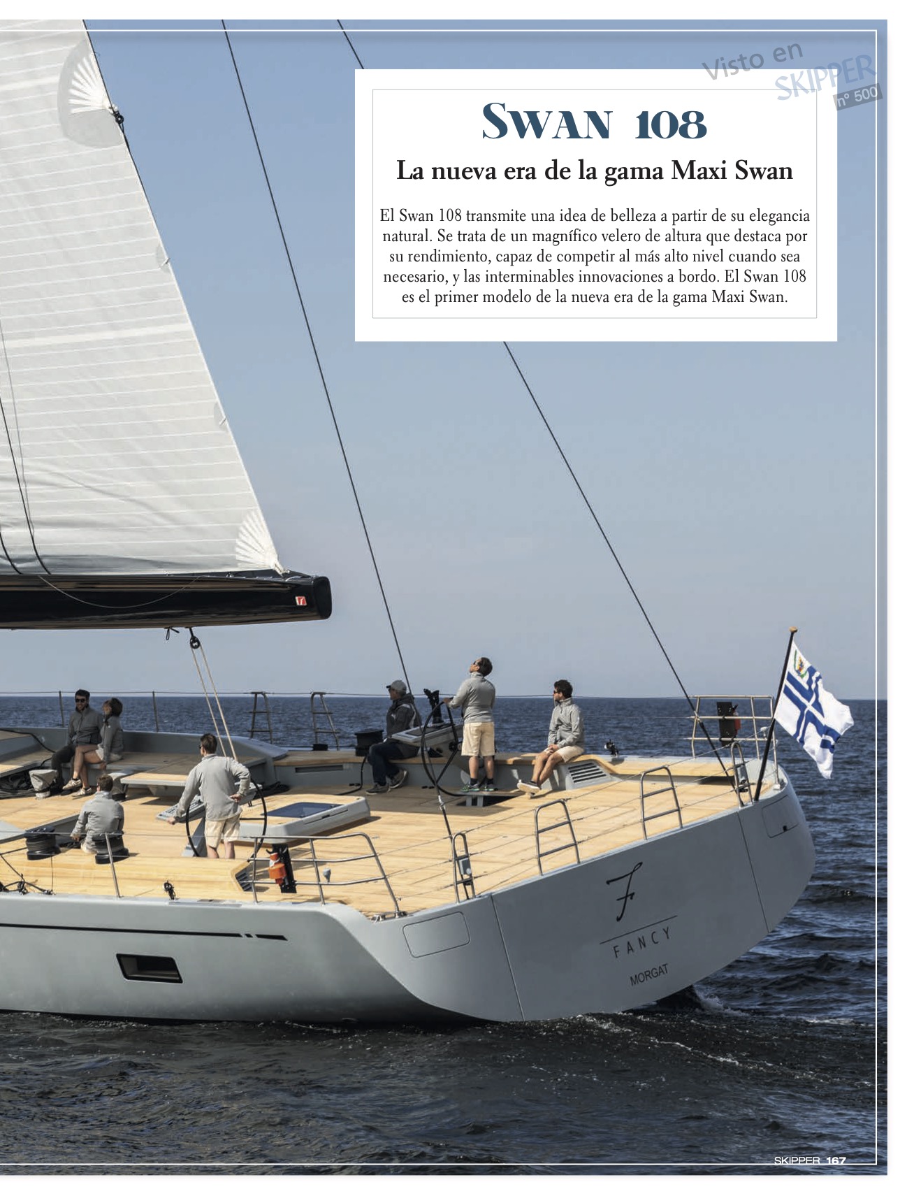 Swan 108 Skipper Article: The new era of the Maxi Swan range - German Frers