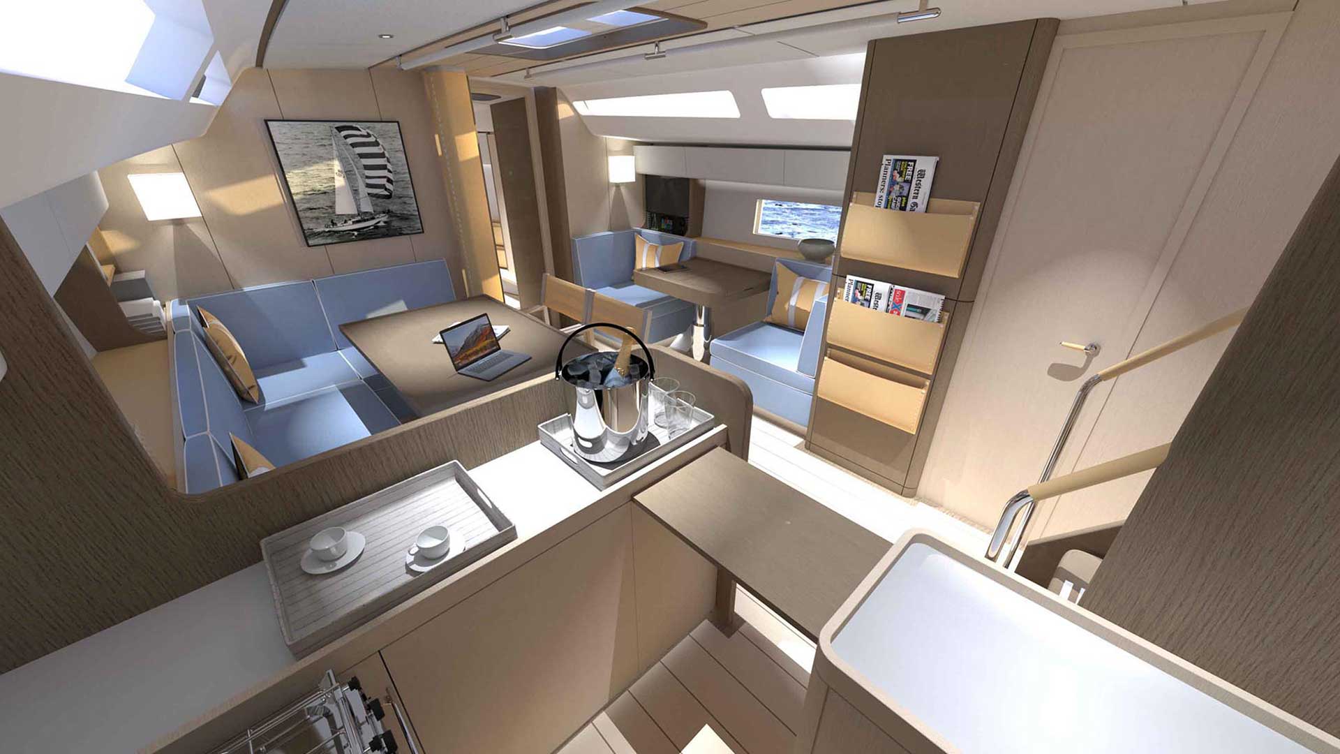Swan 48 MKII Racing Superyacht Design | Frers Naval Engineering